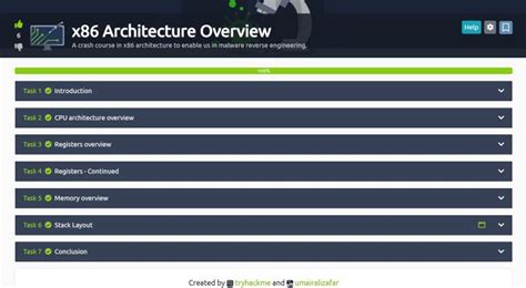 Tryhackme On Linkedin New Free Room Learn The Construction Of X86