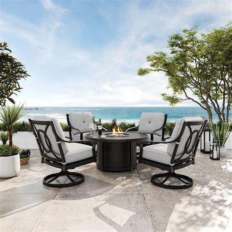 Essex Swivel Lounge Chair Beachcomber Home Leisure