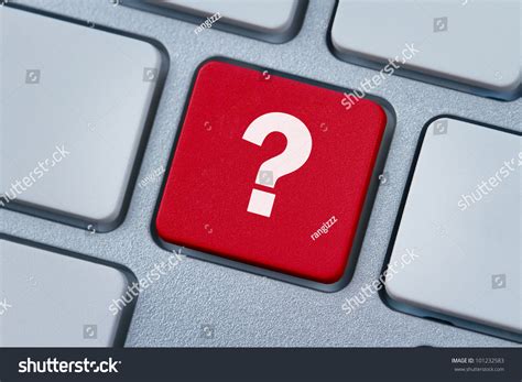 Question Mark At The Computer Key Stock Photo Shutterstock