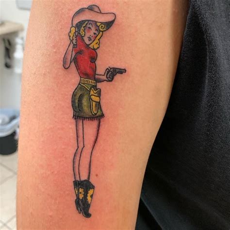 Aggregate 70 American Traditional Cowgirl Tattoo Latest Incdgdbentre