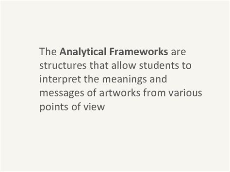 What Are Analytical Frameworks Tracey Moffatt Something More