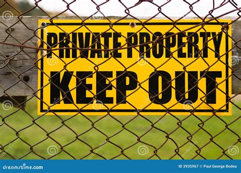 Private Property Royalty Free Stock Photography Image 3935967