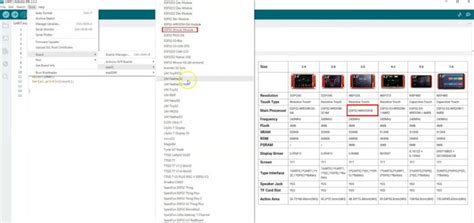 setting up the development environment with esp32 display