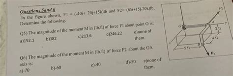 Solved Questions And In The Figure Shown Chegg