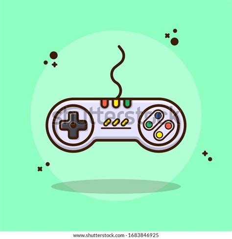 Joystick Controller Game Pad Stick Vector Stock Vector Royalty Free Shutterstock