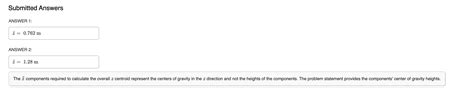 Solved Learning Goal To Determine The Center Of Gravity Of