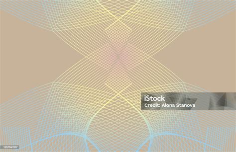 길로체 벡터 파스텔 배경 배경 전단지 쿠폰 바우처 티켓 카드 디자인에 대한 얇은 물결 모양의 라인의 교차 0명에 대한 스톡 벡터 아트 및 기타 이미지 Istock