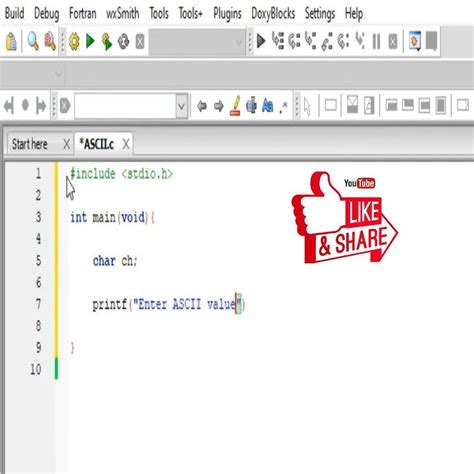 How To Find Ascii Value Of A Character Using C Language Youtube