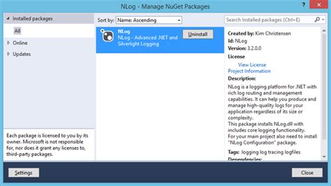 Logging with NLog LoveJenny 博客园