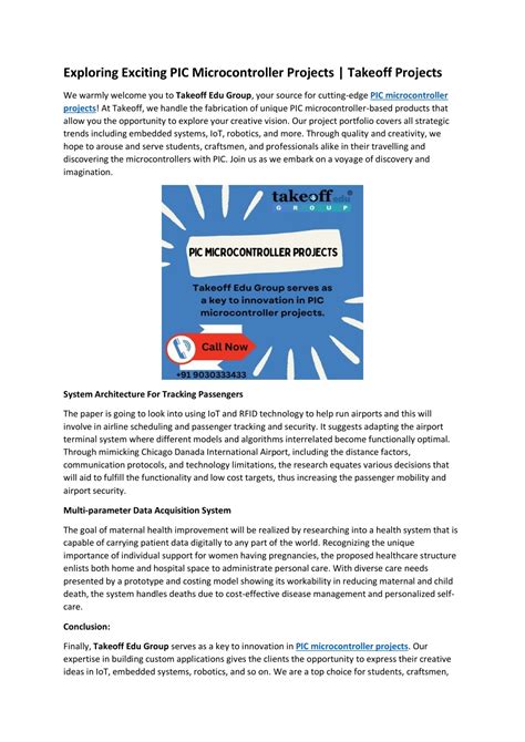 Ppt Exploring Exciting Pic Microcontroller Projects Takeoff Projects Powerpoint Presentation