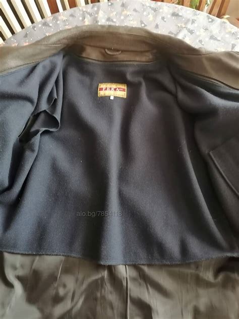 Продавам кожено яке Xxl Яке Мъжко Кафяв Облекло Варна Продавам кожено яке естествена к