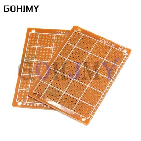 10pcs Prototype Paper Copper 5x7cm 5 7cm Pcb Universal Experiment Matrix Circuit Board Lazada Ph