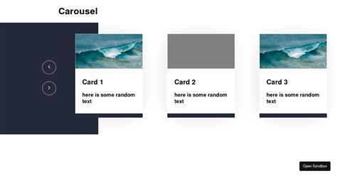 Carousel Codesandbox