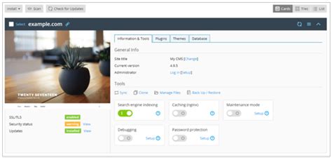 Control Panels Advanced Administration Handbook Wordpress Developer