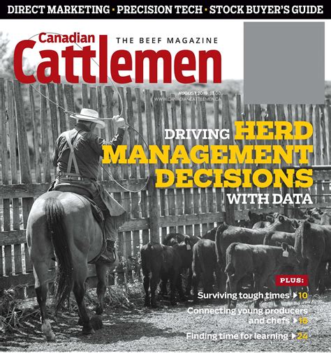 Coming Up In Canadian Cattlemen August 2019 Canadian Cattlemen