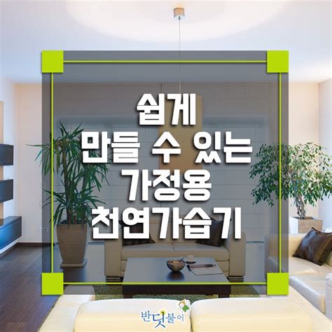 쉽게 만들 수 있는 가정용 천연가습기 네이버 블로그