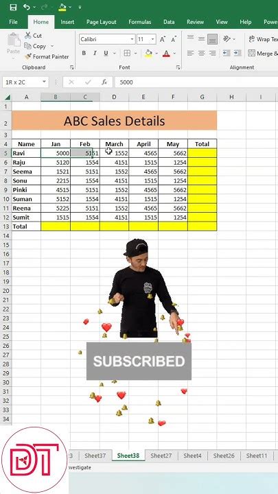 Excel Superfast Formula Excel Magic Tricks Shorts Autosum Magic