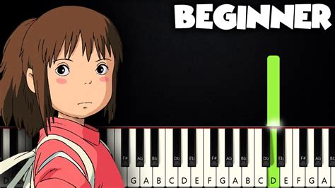 One Summers Day Spirited Away Beginner Piano Tutorial Sheet