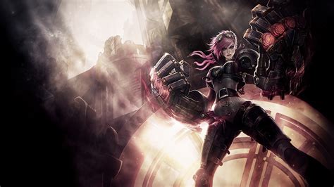 Vi The Piltover Enforcer Wallpaper