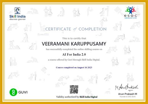 Veeramani K On Linkedin Ai Artificialintelligence Guvi Freeeducation Learnonline