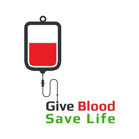 Dê Sangue Salvar Vidas Mundo Doador De Sangue Projeto Vetor Para A
