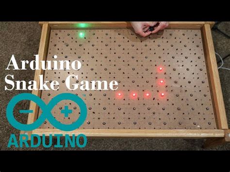 I Made The Snake Game On The Arduino Uno R Led Matrix With A Joystick