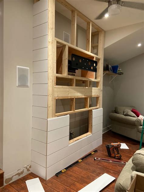 Our Fireplace Project With Touchstone — Shiplap And Linen