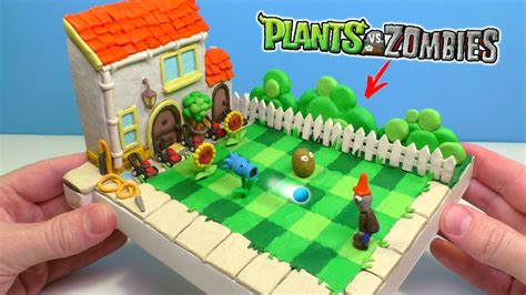 Making Plants Vs Zombies With Clay Youtube