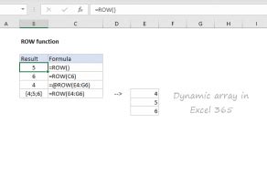 Automatic Row Numbers In Table Excel Formula Exceljet