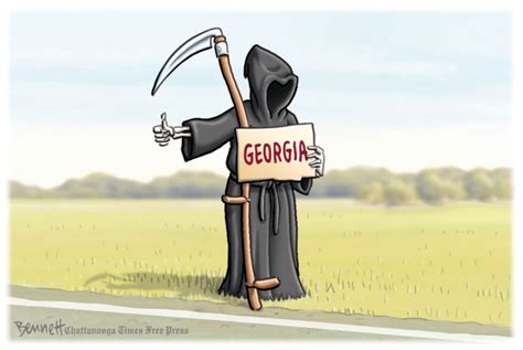 The Grim Reaper Shows Up Often In Pandemic Cartoons — Whether To