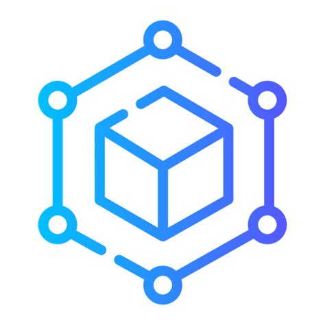 Blockchain Generic Gradient Icon Blockchain Generic Gradient Icon