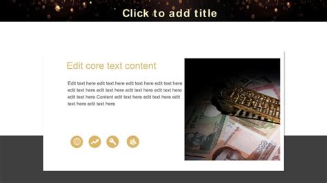 Black Gold Investment Financial Products Google Slide Theme And
