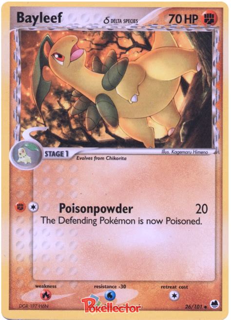 Bayleef Delta Species 26 Ex Dragon Frontiers Pokémon Karty