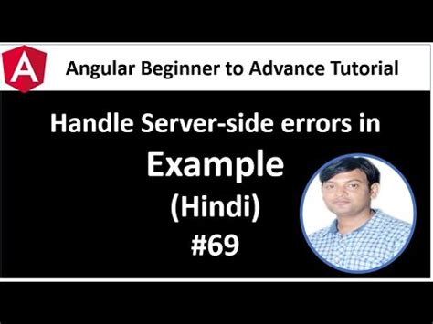 Angular Tutorial For Beginners 69 Handle Server Side Errors In Hindi