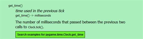 How To Use Get Time Method In Pygame General And Gameplay Programming GameDev Net