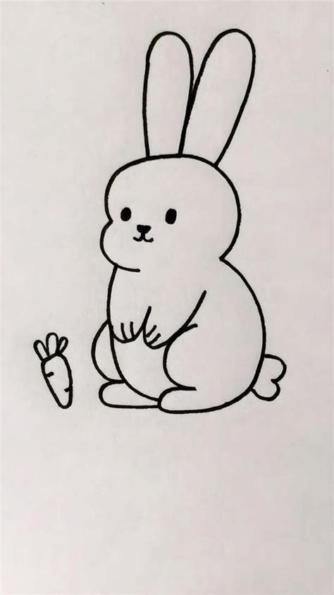 小兔子简笔画大全儿童版打印版免费版(流行14张)简笔画图片大全 小兔子简笔画大全儿童版打印版免费版(流行14张)简笔画图片大全
