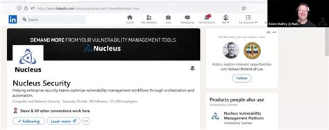 [video] Adam Dudley On Linkedin Cybersecurity Vulnerabilitymanagement Fedramp