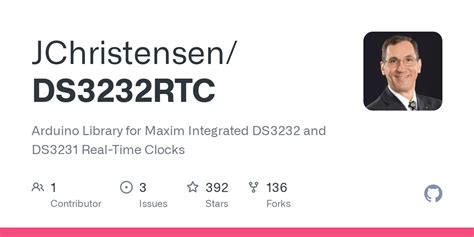GitHub JChristensen DS3232RTC Arduino Library For Maxim Integrated