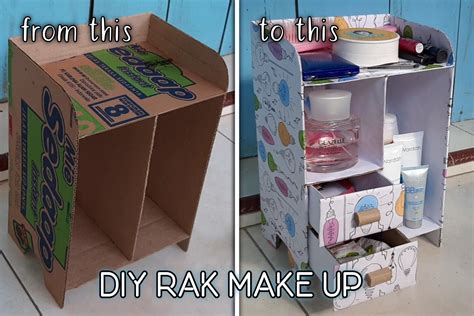 Handmade Envelopes Make Up Organiser Fun Diy Crafts Bikins Diy Makeup Filing Cabinet