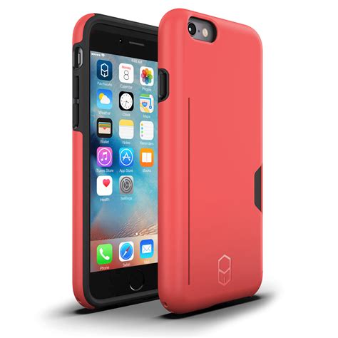 Iphone 6s 6 Case Patchworks Itg Pro Card Slot Holder Dual Layer Drop