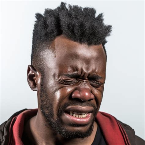 Premium Photo A Sad Man Crying