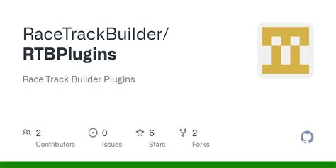 GitHub RaceTrackBuilder RTBPlugins Race Track Builder Plugins
