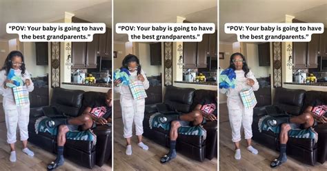 Couple S Joyus Reaction To Learning They Are Going To Be Grandparents