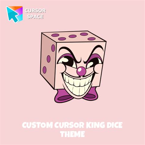 cursor custom cursor king dice theme for chrome cursor space