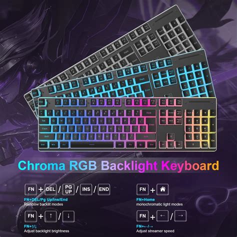 Felicon L96 Wireless Keyboard Mouse Combo 3650mah Rechargeable Rgb Full