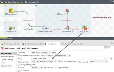 Talend Fuzzy Matching