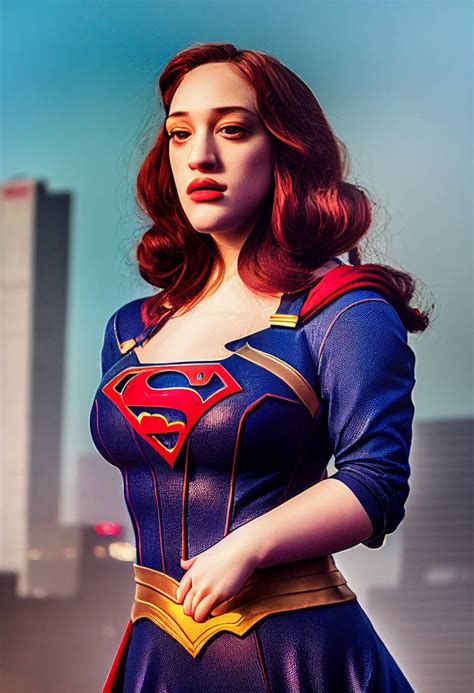 Kat Dennings As Supergirl By Willowtreecat On Deviantart