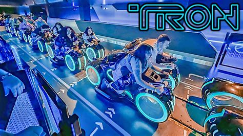 Behind The Thrills Video Tron Lightcycle Run Magic Kingdom Roller Coaster Pov Behind The