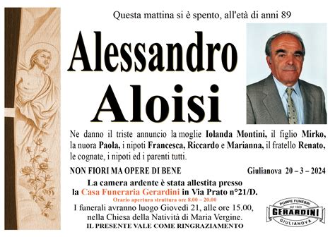 Alessandro Aloisi Pompe Funebri Gerardini