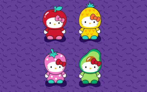 Bumbumz Hello Kitty Strawberry Fruitbumz Plush Jazwares
